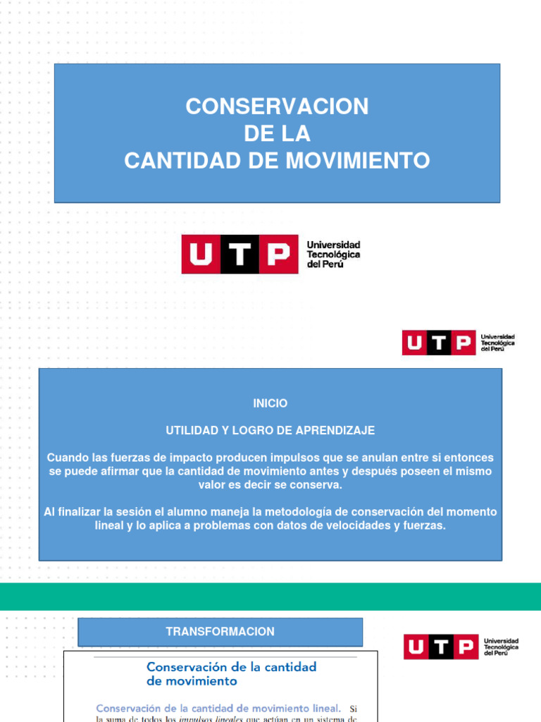 Conservación de la Cantidad de Movimiento | PDF | Informática