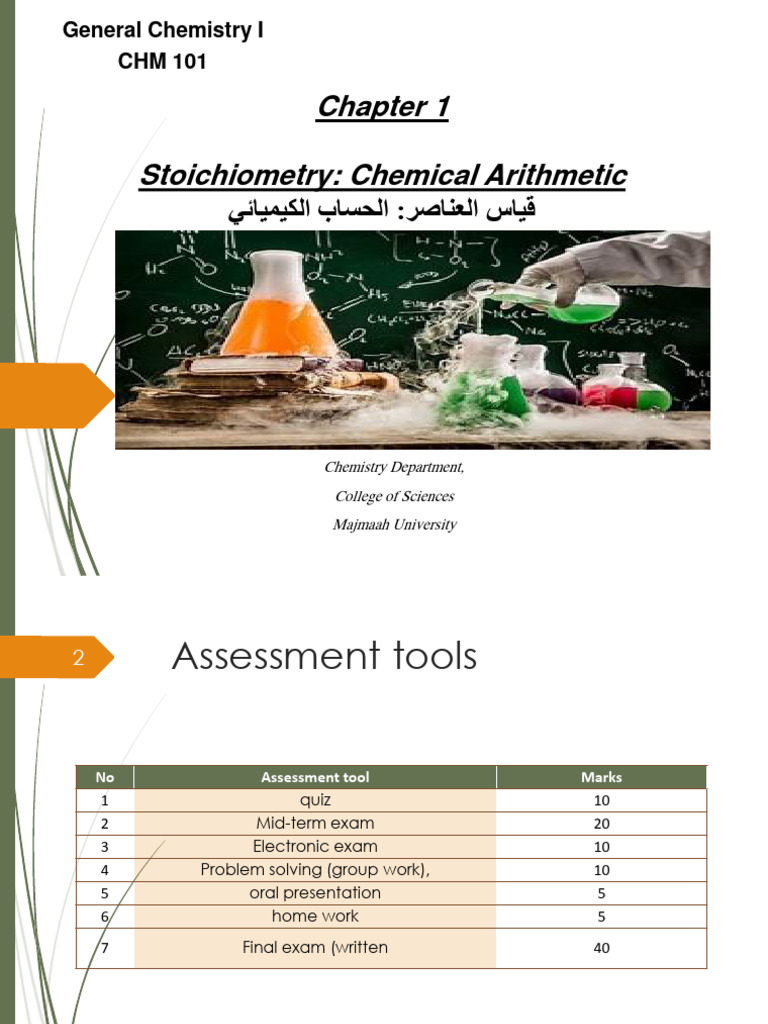 Chapter 1 Stoichiometry ChemicalArithmetic | PDF | Mole (Unit) | Molecules