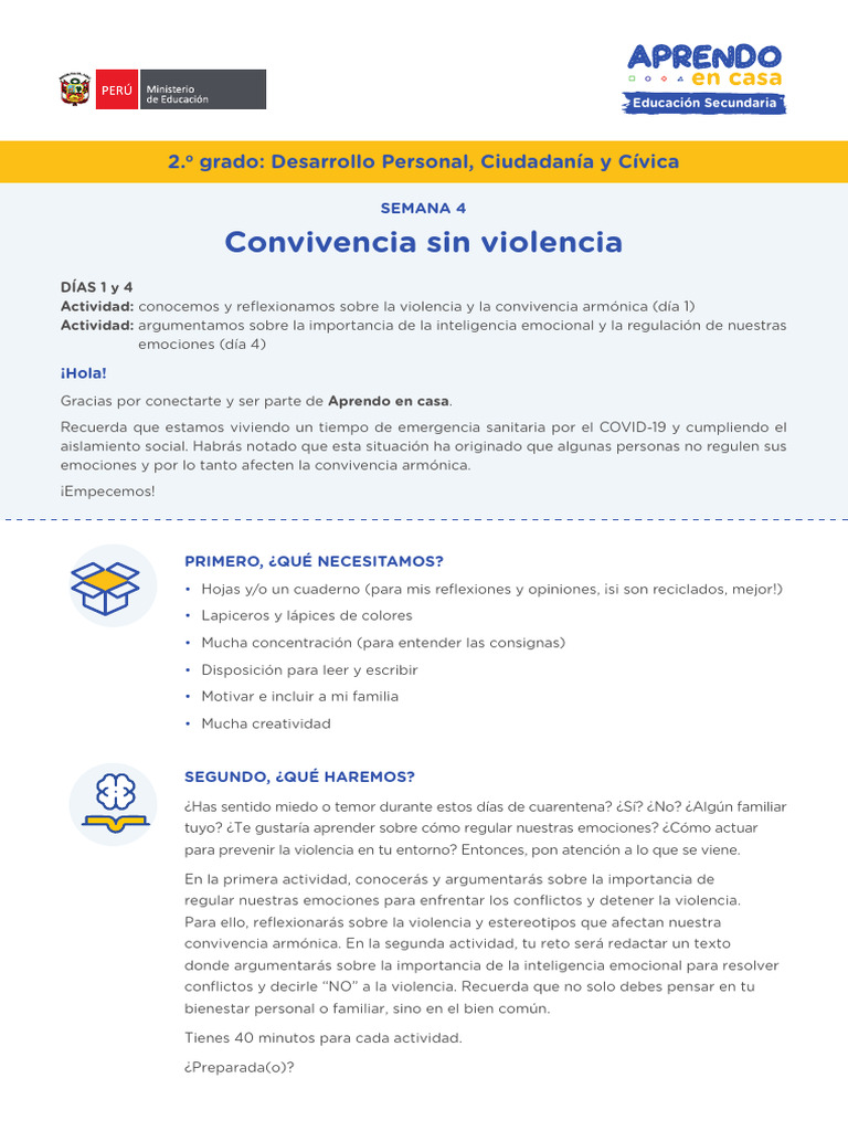 Convivencia Sin Violencia | Descargar gratis PDF | Ira | Violencia