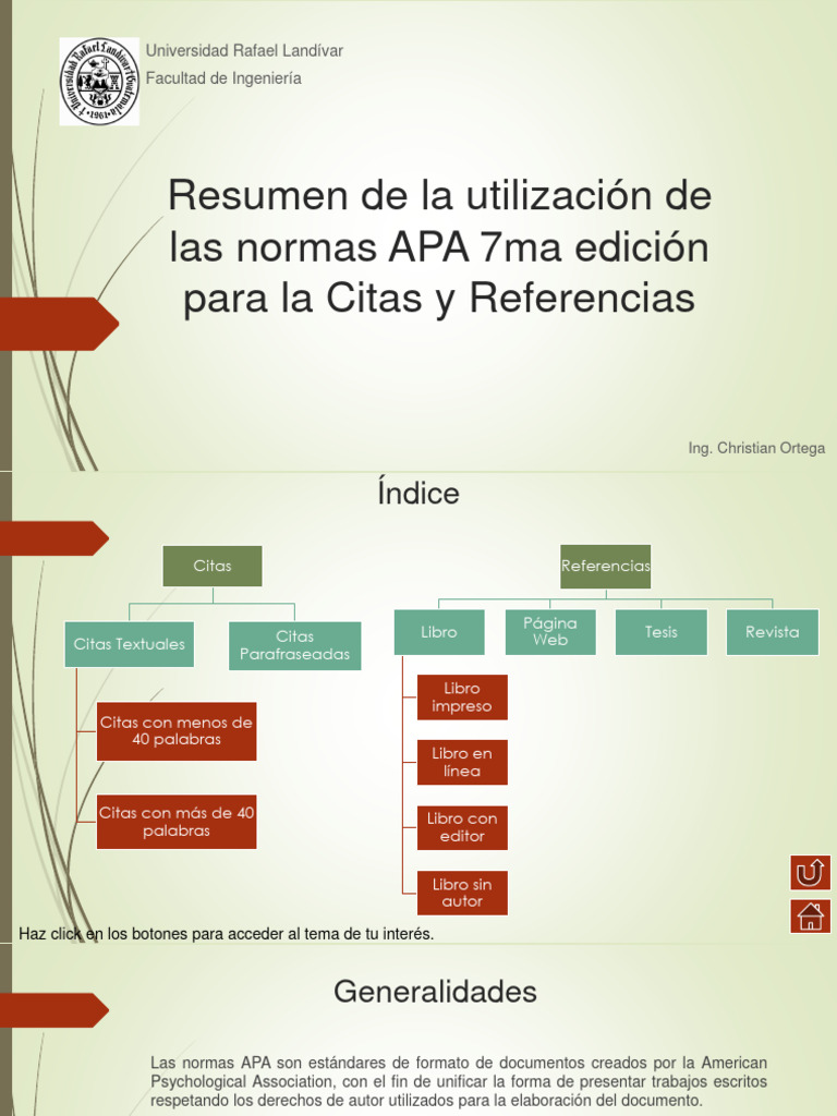 Resumen para La Utilización de Normas Apa | PDF | Estilo apa | Química