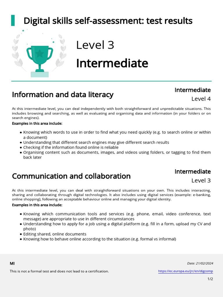 Digital Competences Report | PDF | Educational Technology | Computer Programming