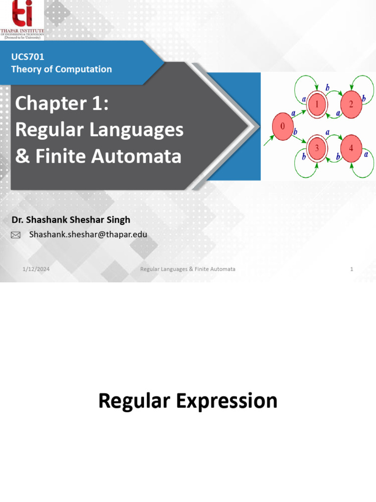 Slide1 New Toc Download Free Pdf Regular Expression Computer Science 