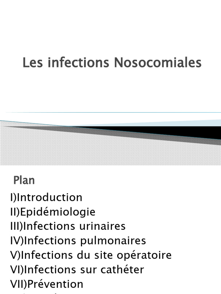 Infections Nosocomiales : Prévention et Traitement | PDF | Infection ...