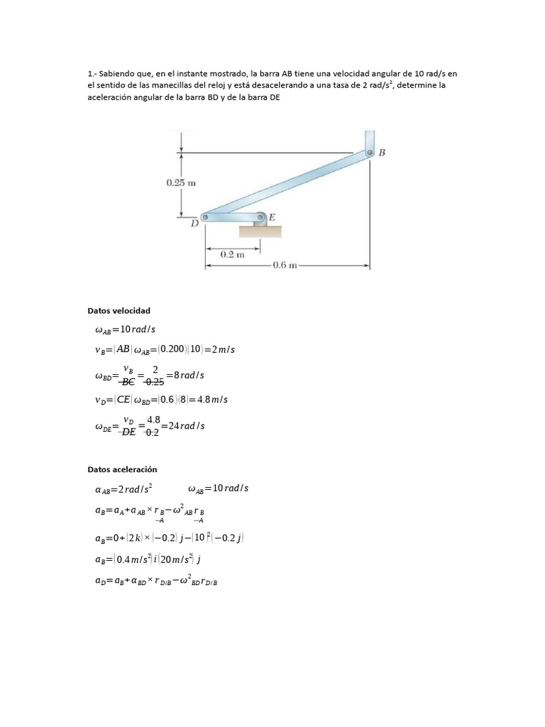 Ejercicios Resueltos de Dinamica Compress | PDF | Velocidad | Aceleración