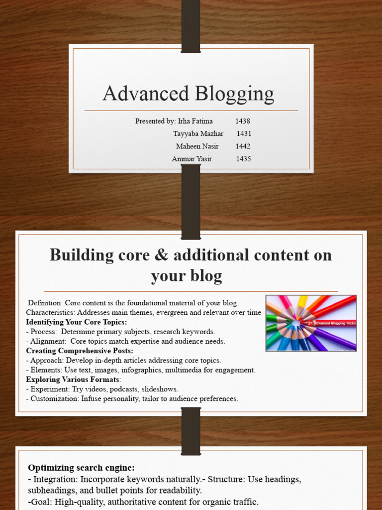 Presentation Ammar | PDF | Analytics | Blog