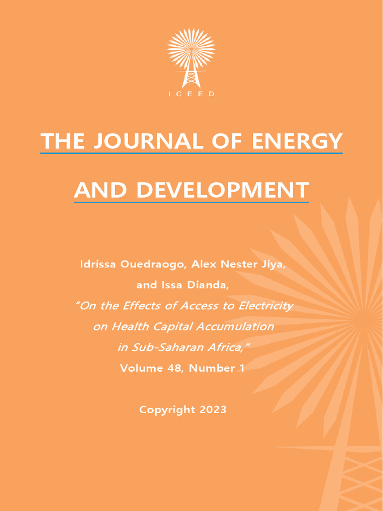 On The Effects of Access To Electricity On Health Capital Accumulation ...