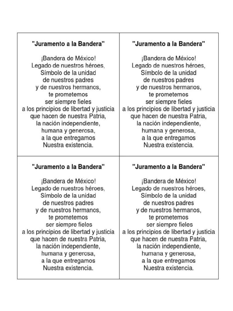 Juramento A La Bandera | PDF