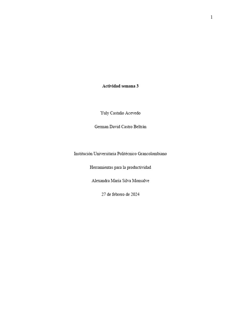 Actividad Semana 3 | PDF | Microsoft Excel | Visual Basic para Aplicaciones