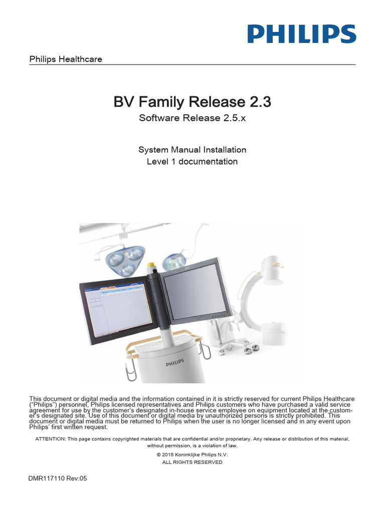 System Manual Installation BV Family R2.3 (Software Release %u2265 2.5. ...