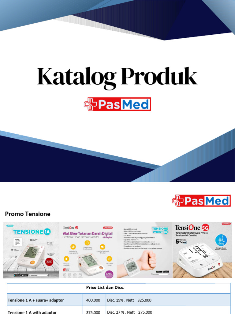 Katalog Produk Onemed | PDF