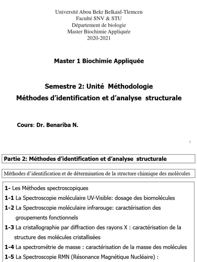 1-Spectroscopie Infrarouge | PDF