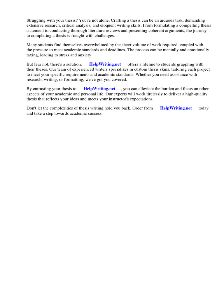 Custom Thesis Skin | PDF