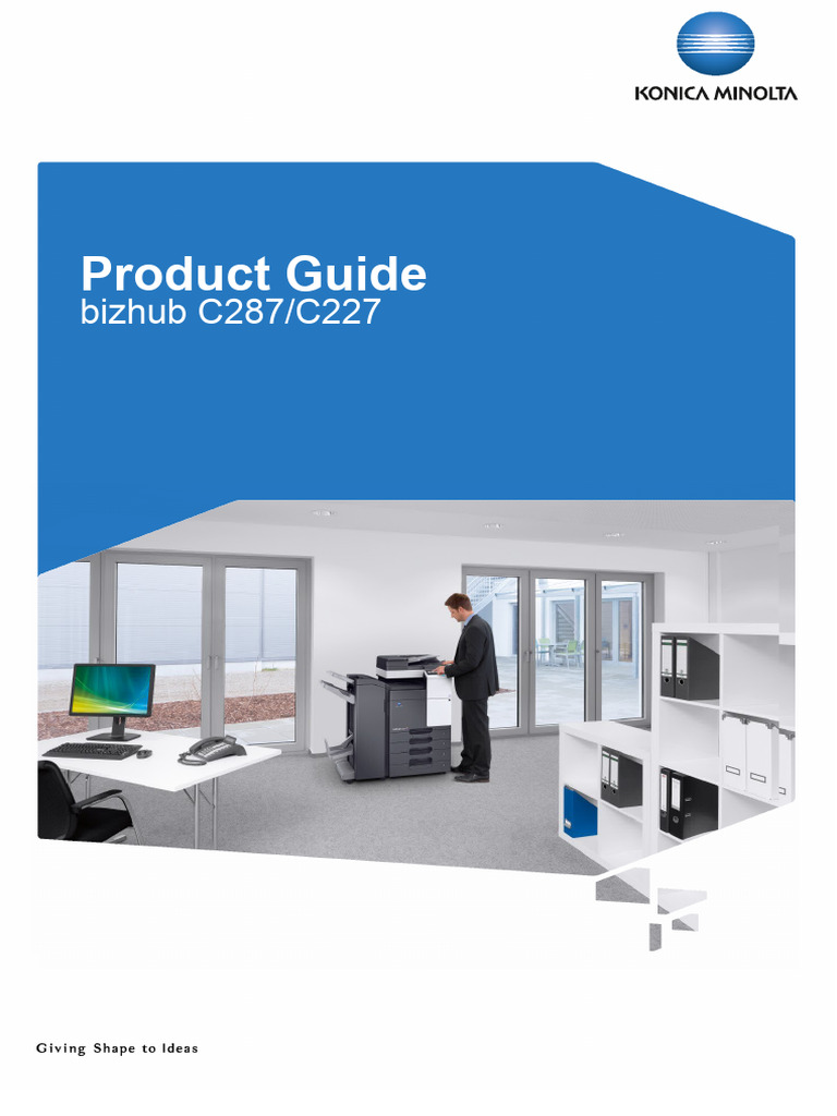 Product Guide Bizhub C287 C227 | PDF