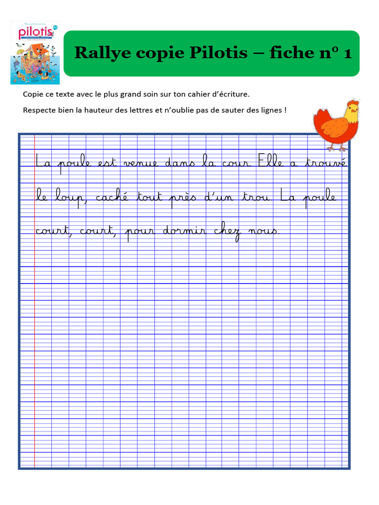 Copie de textes pour CP et CE1 | PDF | Études des langues étrangères ...