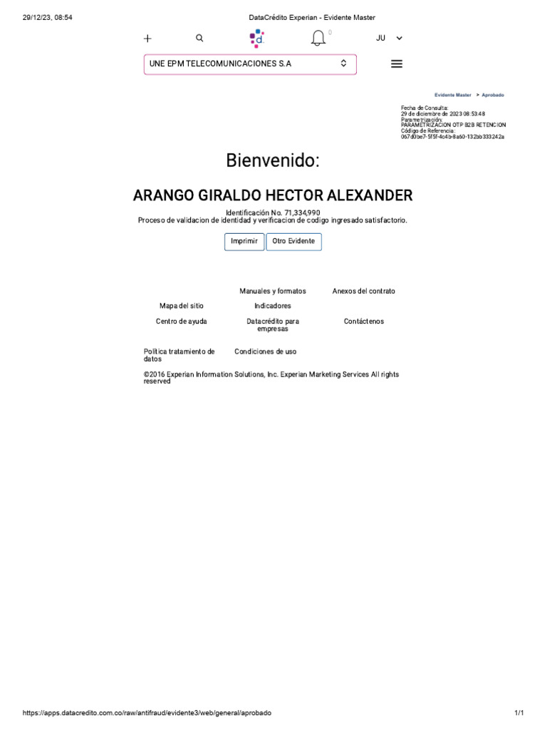 Evidente Héctor Alexander Arango Giraldo | PDF