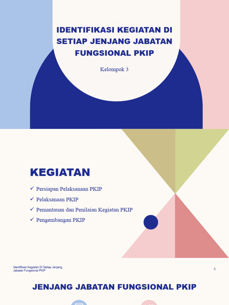 Identifikasi Kegiatan Di Setiap Jenjang Jabatan Fungsional Pkip | PDF