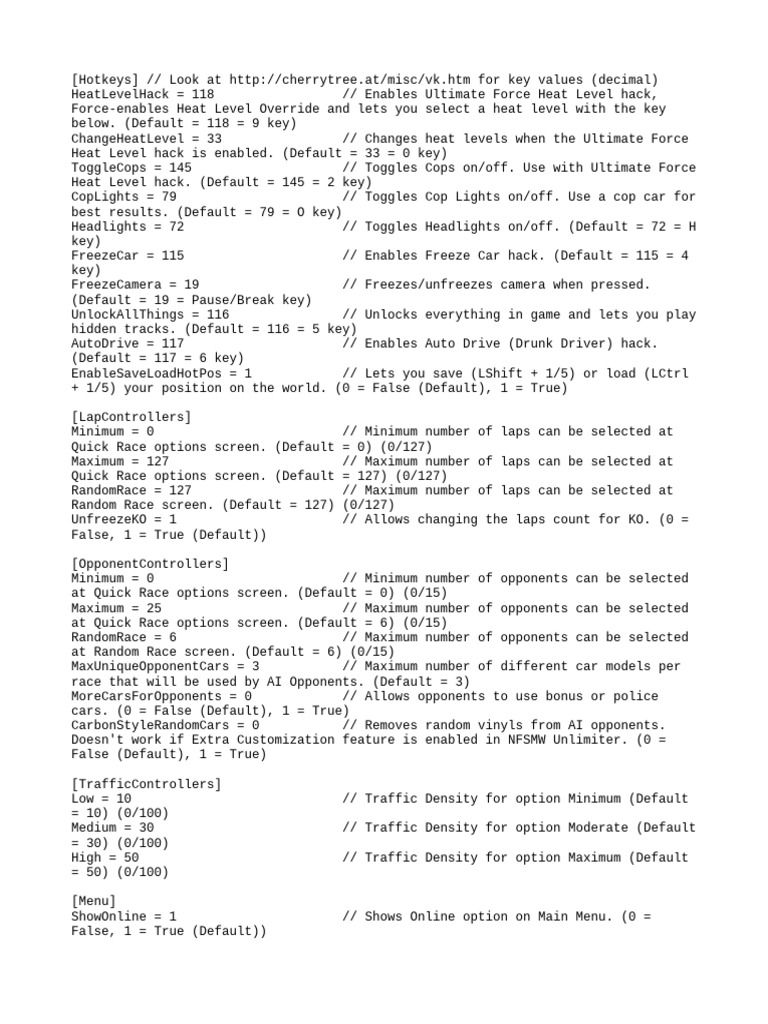 N FSM W Extra Options Settings 2 | PDF