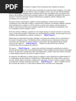 Thesis Rationale Example | PDF