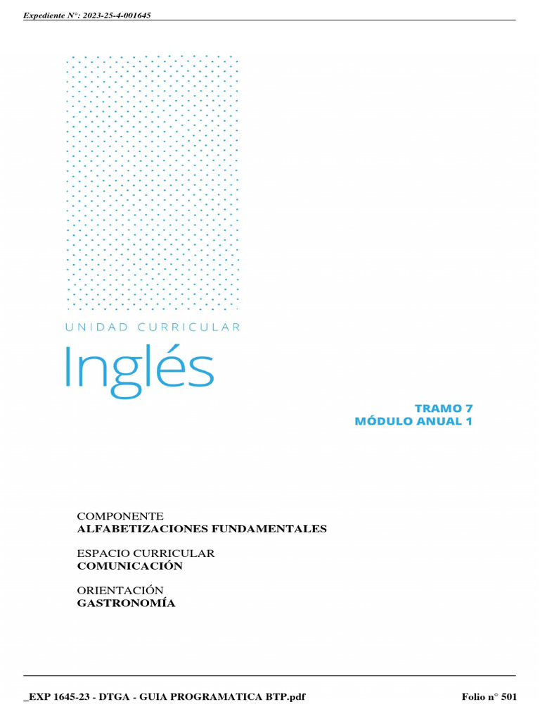 Inglés 2 | PDF