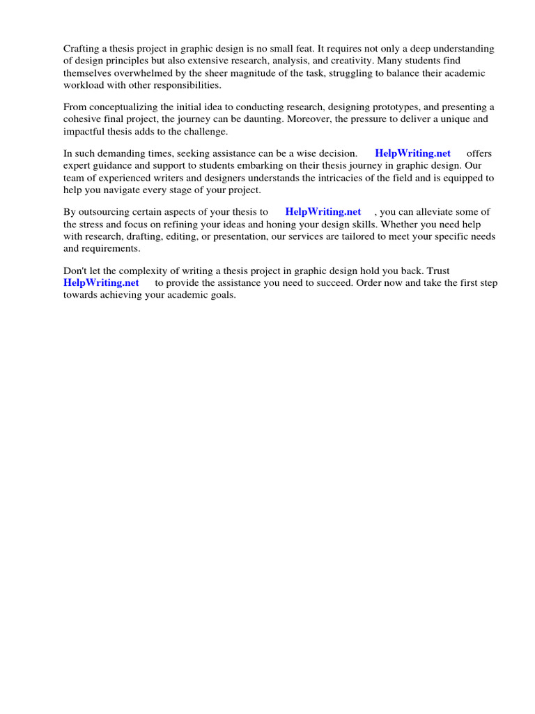 Thesis Project Graphic Design | PDF | Graphic Design | Thesis Thesis Project Graphic Design | PDF | Graphic Design | Thesis