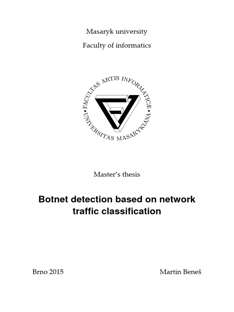 01-Benes - Botnet Detection Based On Network Traffic Classification (2015) | PDF | Denial Of ...