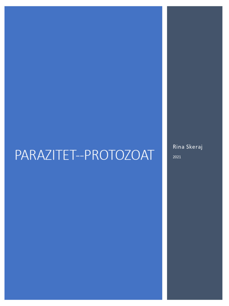 Mikrobiologji: Parazitet-Protozoat | PDF