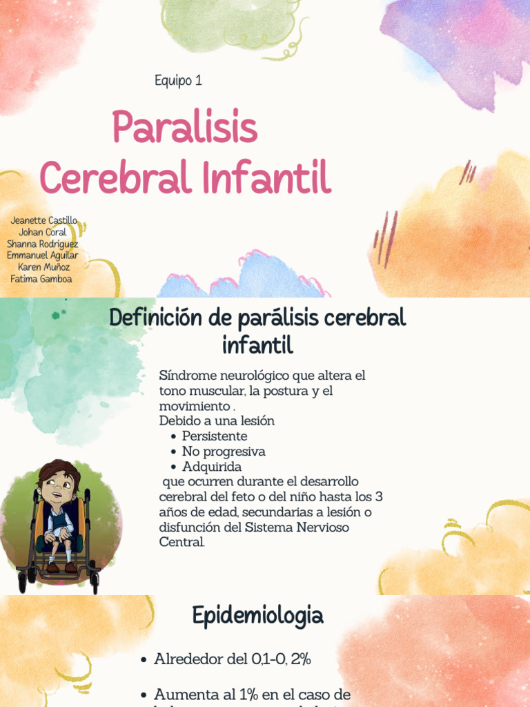 Paralisis Cerebral Infantil - 091332 | PDF | Parálisis cerebral | Feto