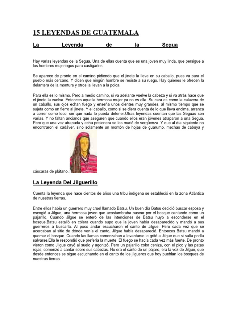10 Leyendas de Guatemala 2 | PDF