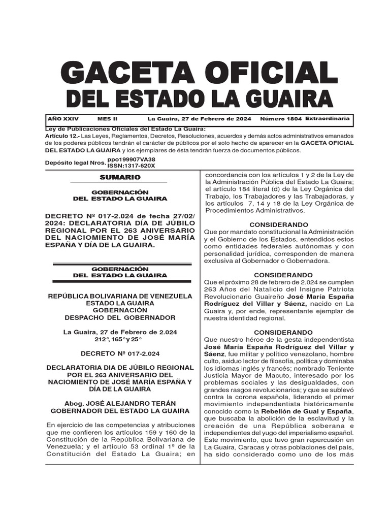 Extraordinaria 1804 | PDF