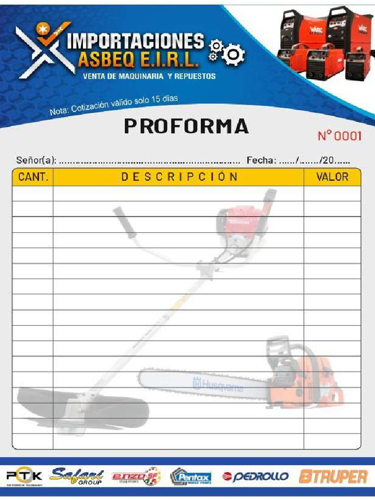 PROFORMA | PDF