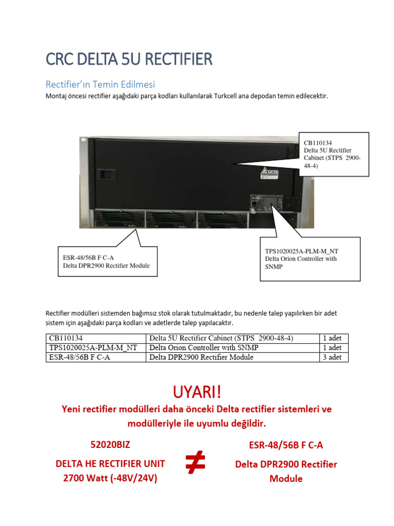 CRC Delta 5u Rectifier | PDF