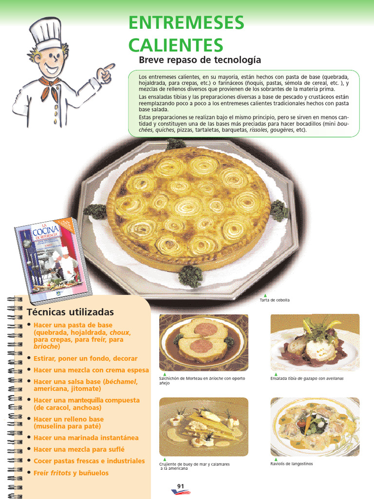 Entremeses Calientes | PDF | Cocinando | ensalada