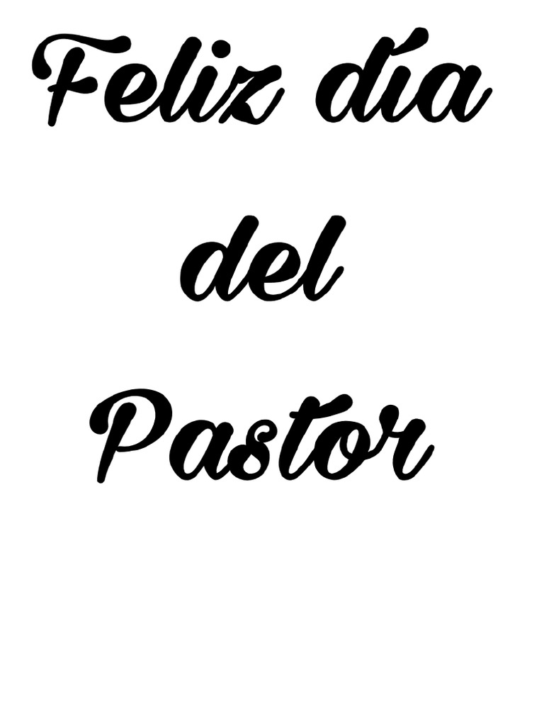 Dia Del Pastor | PDF