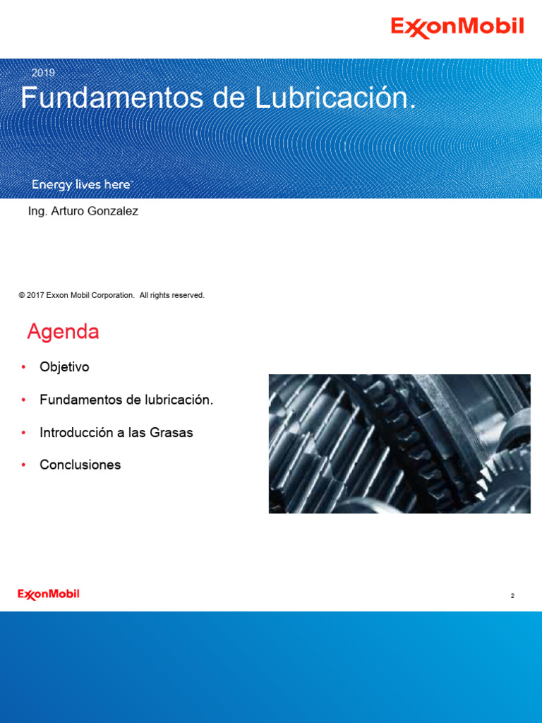 Fundamentos de Lubricacion. | PDF