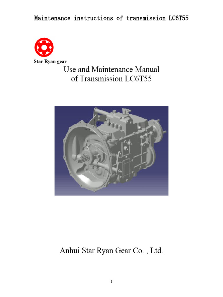 LC6T55（英） | PDF | Gear | Manual Transmission