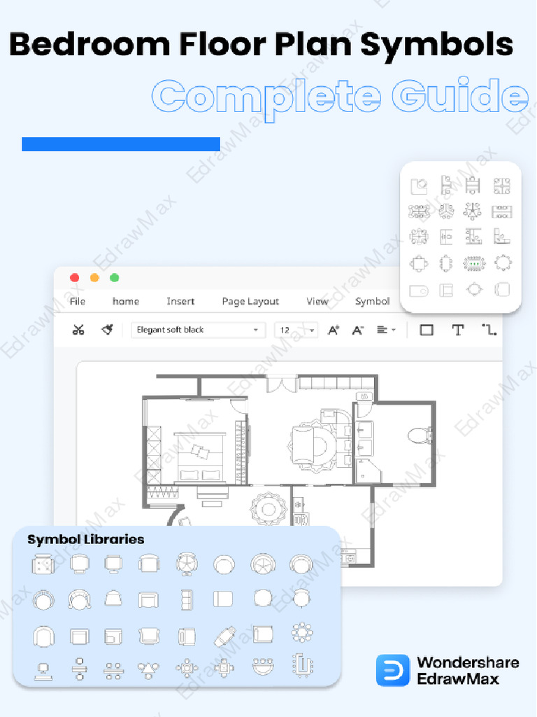 Bedroom Floor Plan Symbols | PDF Bedroom Floor Plan Symbols | PDF