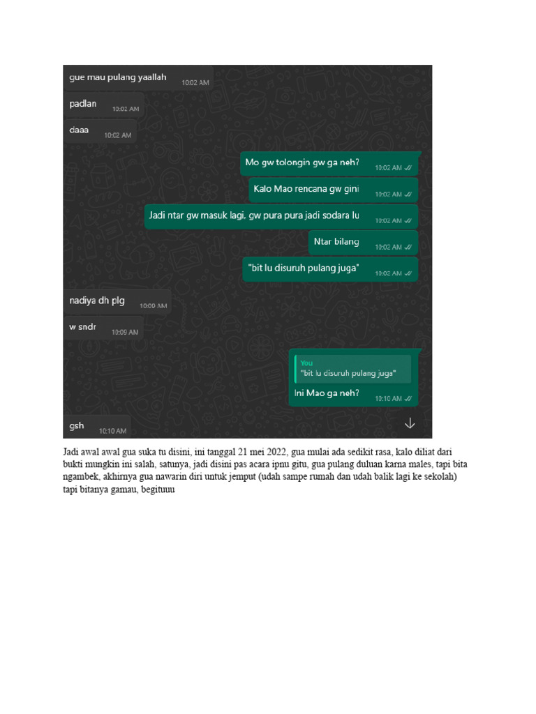 Cerita Buat Bunga | PDF