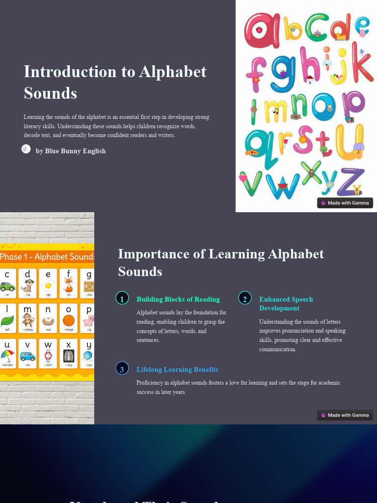 Introduction To Alphabet Sounds | PDF | Career & Growth | Foreign ...