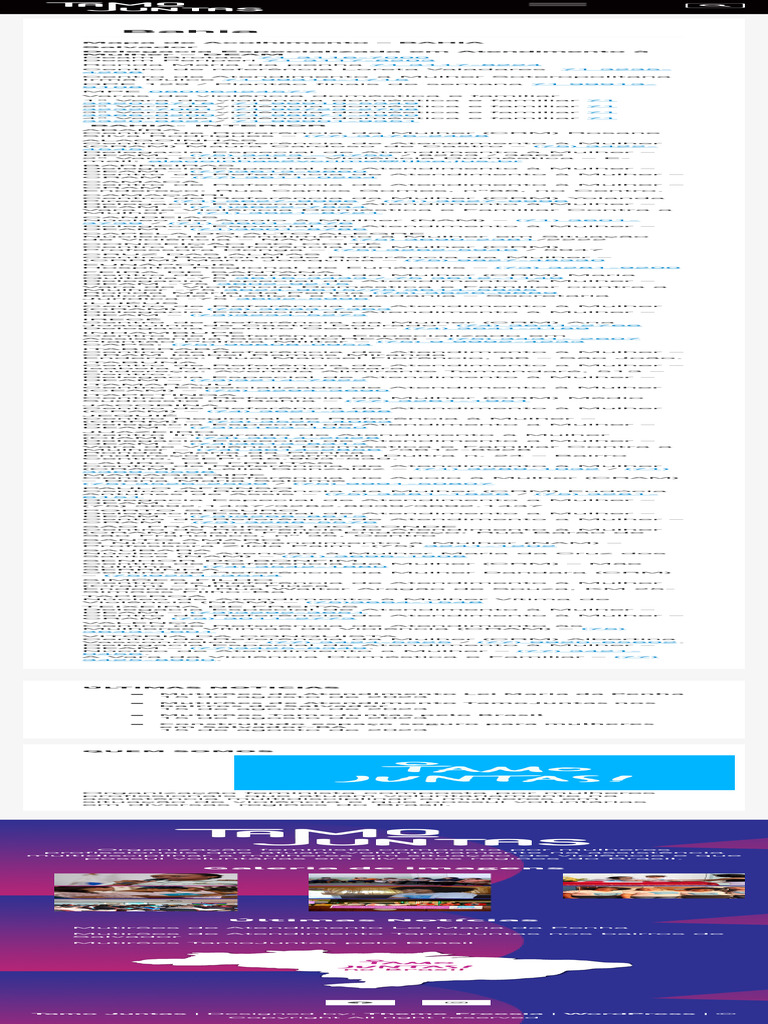 Bahia - Tamo Juntas | PDF