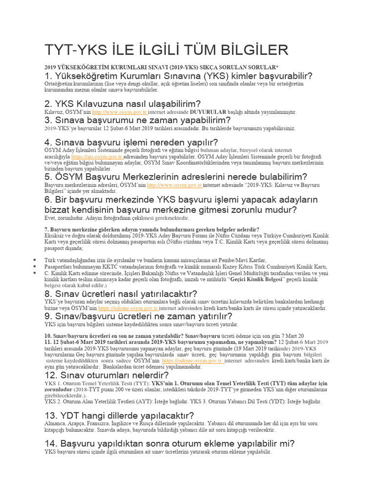 Tyt-Yks | PDF