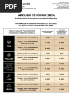 Cenovnik 2025 | PDF