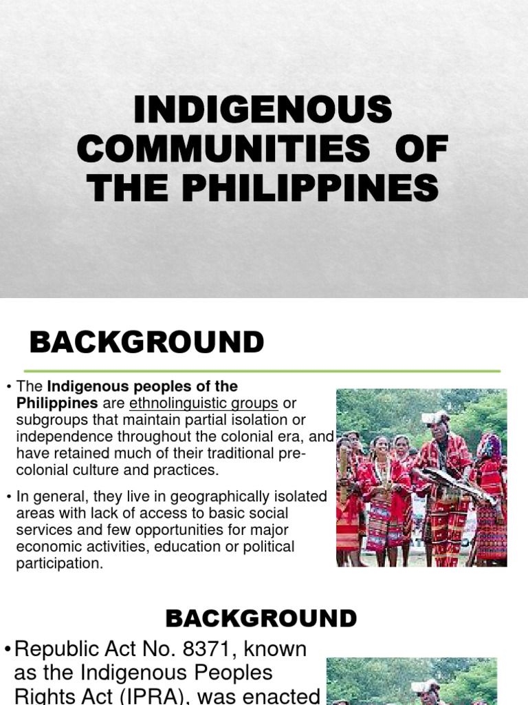Indigenous Communities of The Philippines | PDF