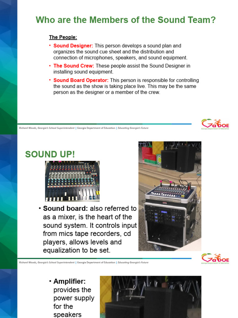 Edited Sound Design PowerPoint | PDF | Electronics | Signal Processing