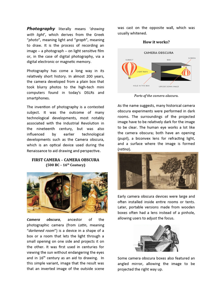 History of Photography | PDF