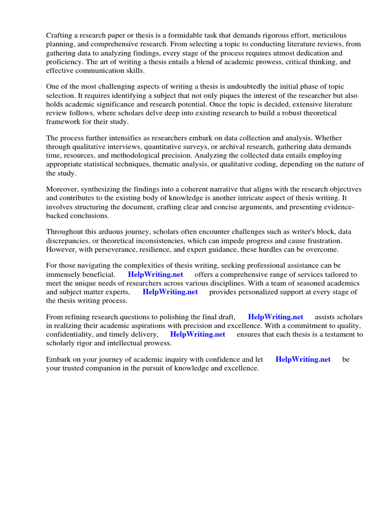 Art of Writing A Research Paper and Thesis | PDF | Thesis | Academic ...