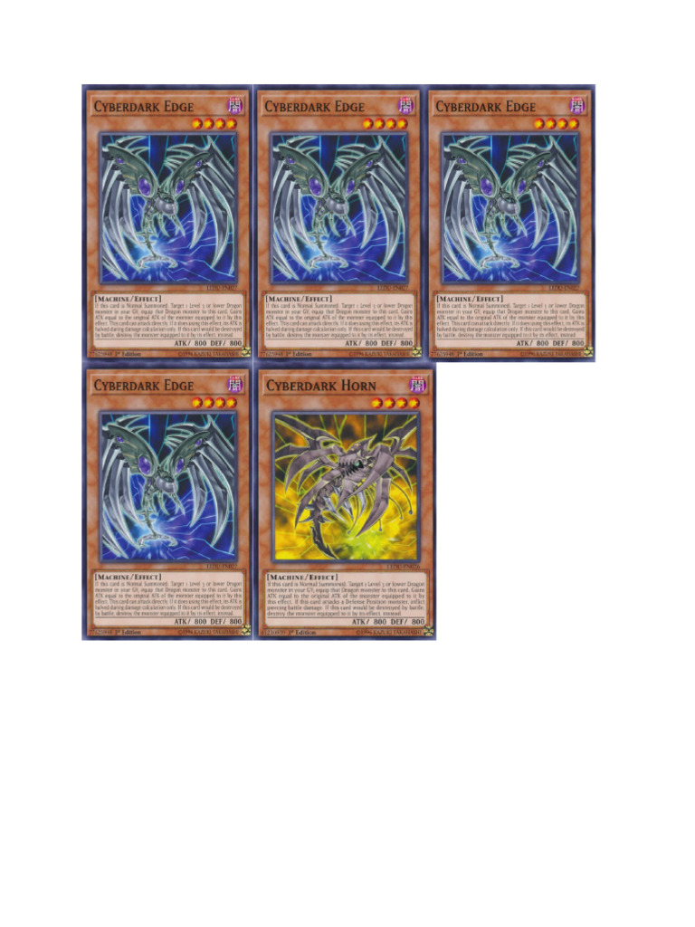 Cyberdark Horn, Edge, and Keel | PDF