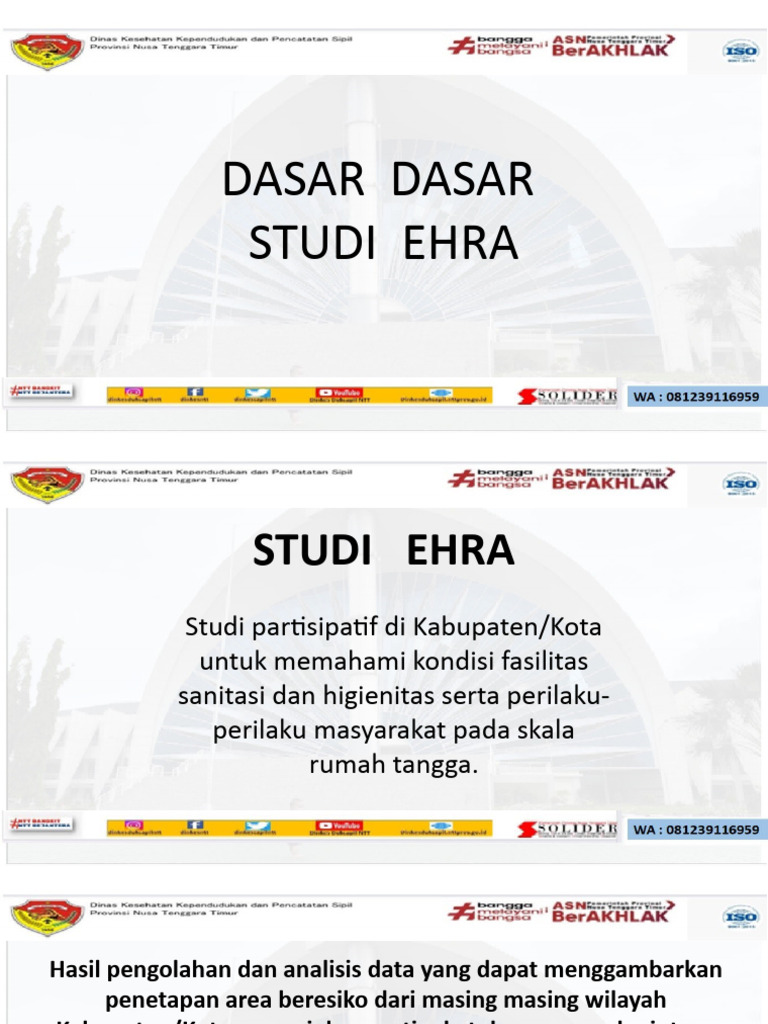 1 - Dasar Dasar Studi EHRA | PDF