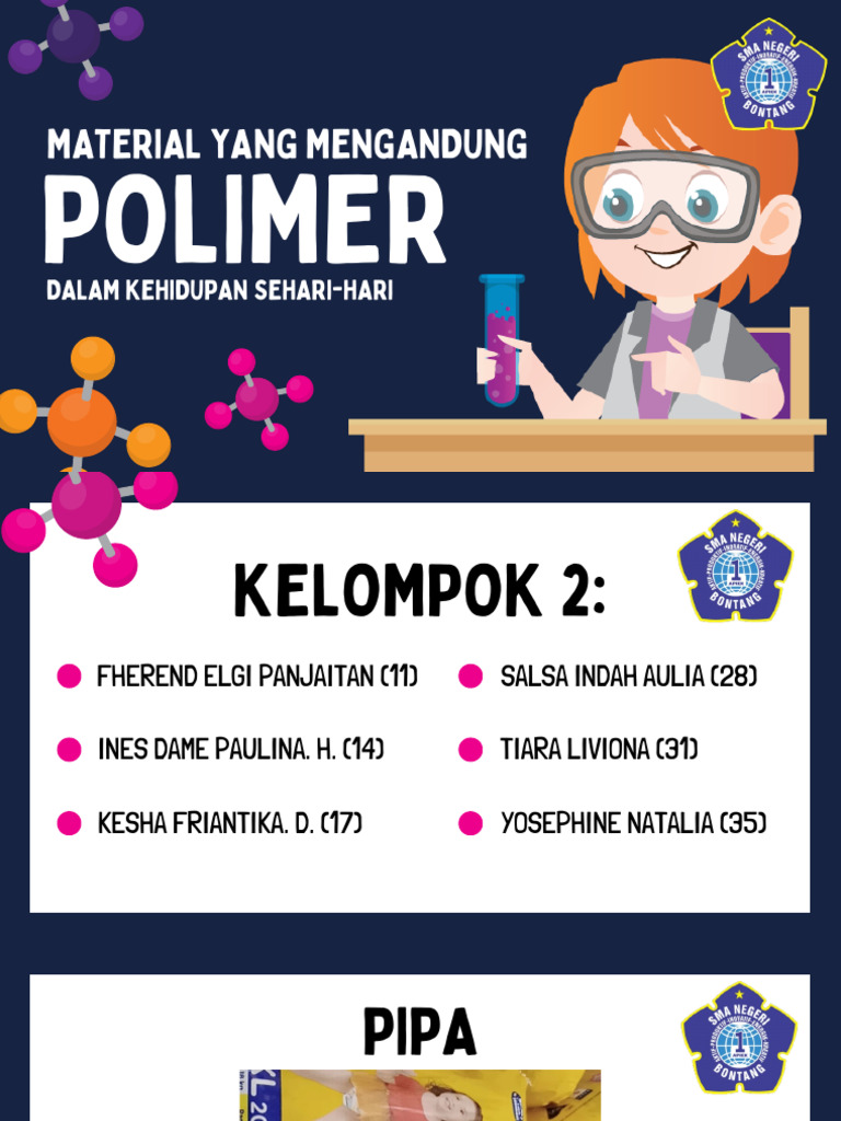 Pipa dan Benang Nilon: Polimer Sehari-hari | PDF | Sains & Matematika