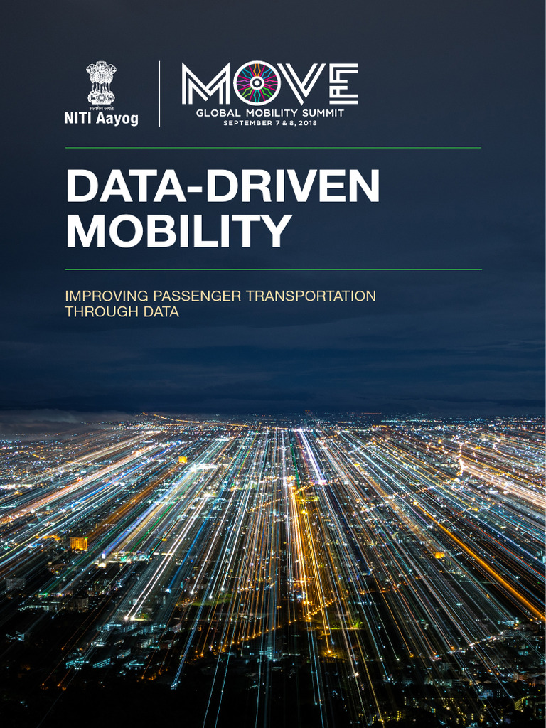 Mobility-Data NITI AYOG | PDF