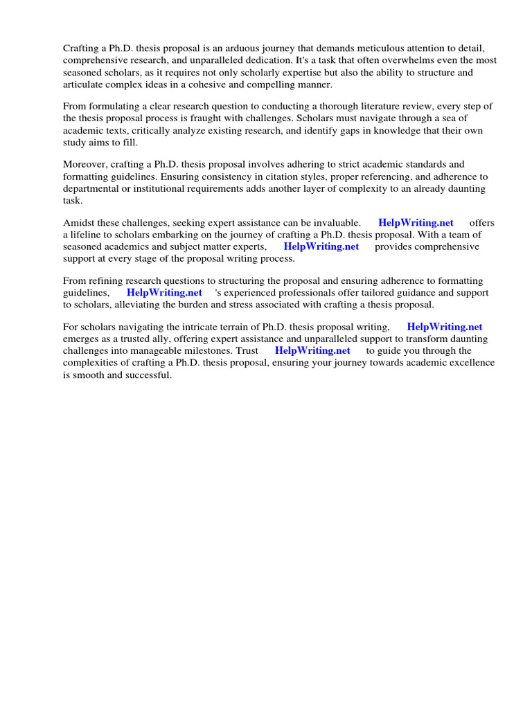 PHD Thesis Proposal Latex Template | PDF | Thesis | Doctorate